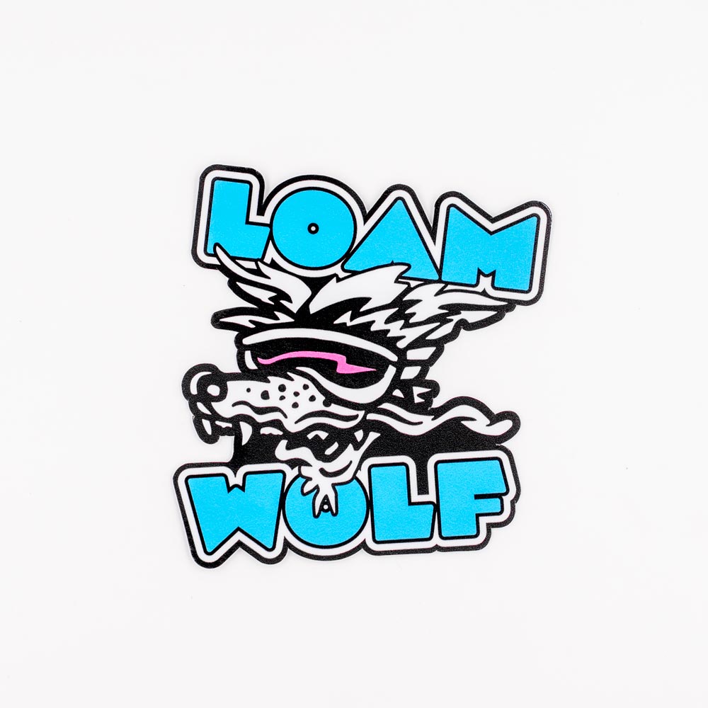 Retro Wolf Club Sticker – The Loam Wolf | Store